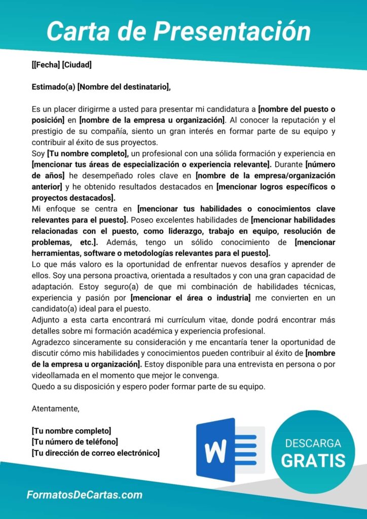 Ejemplos y Modelos de Cartas - Modelo Carta